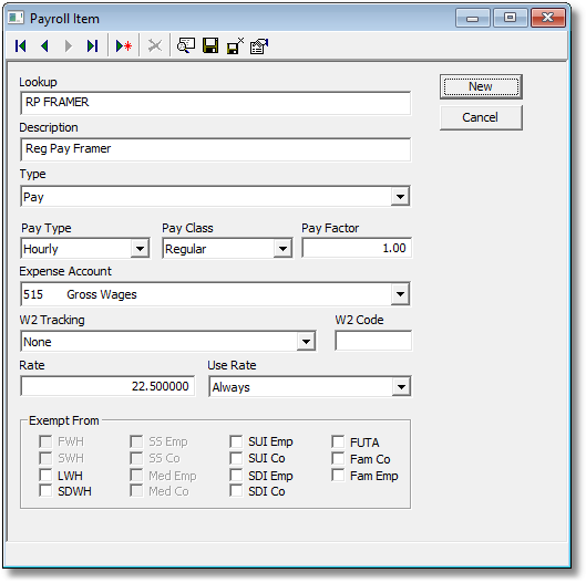 Set up a Pay Item With a Fixed Pay Rate – Dillner's Accounting Tools